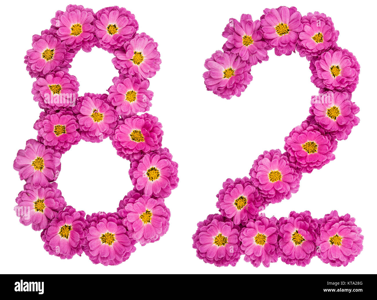 Happy birthday eighty two 82 Cut Out Stock Images & Pictures - Alamy