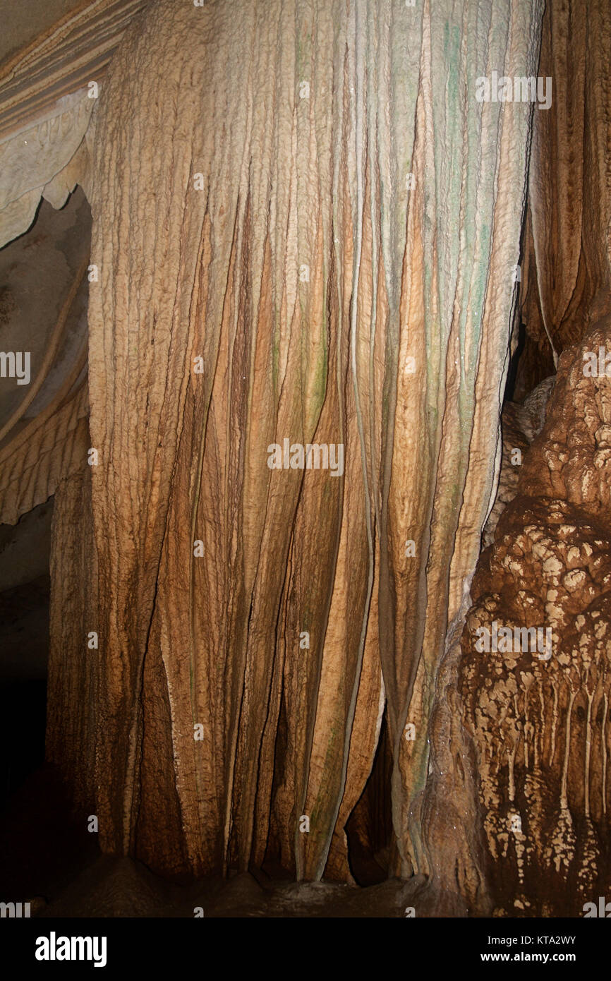 cave stalagmites formations wall Stock Photo - Alamy