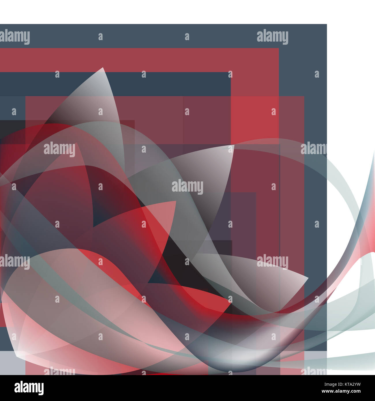 Corner pattern waves whit flower on a geometric background Stock Photo ...