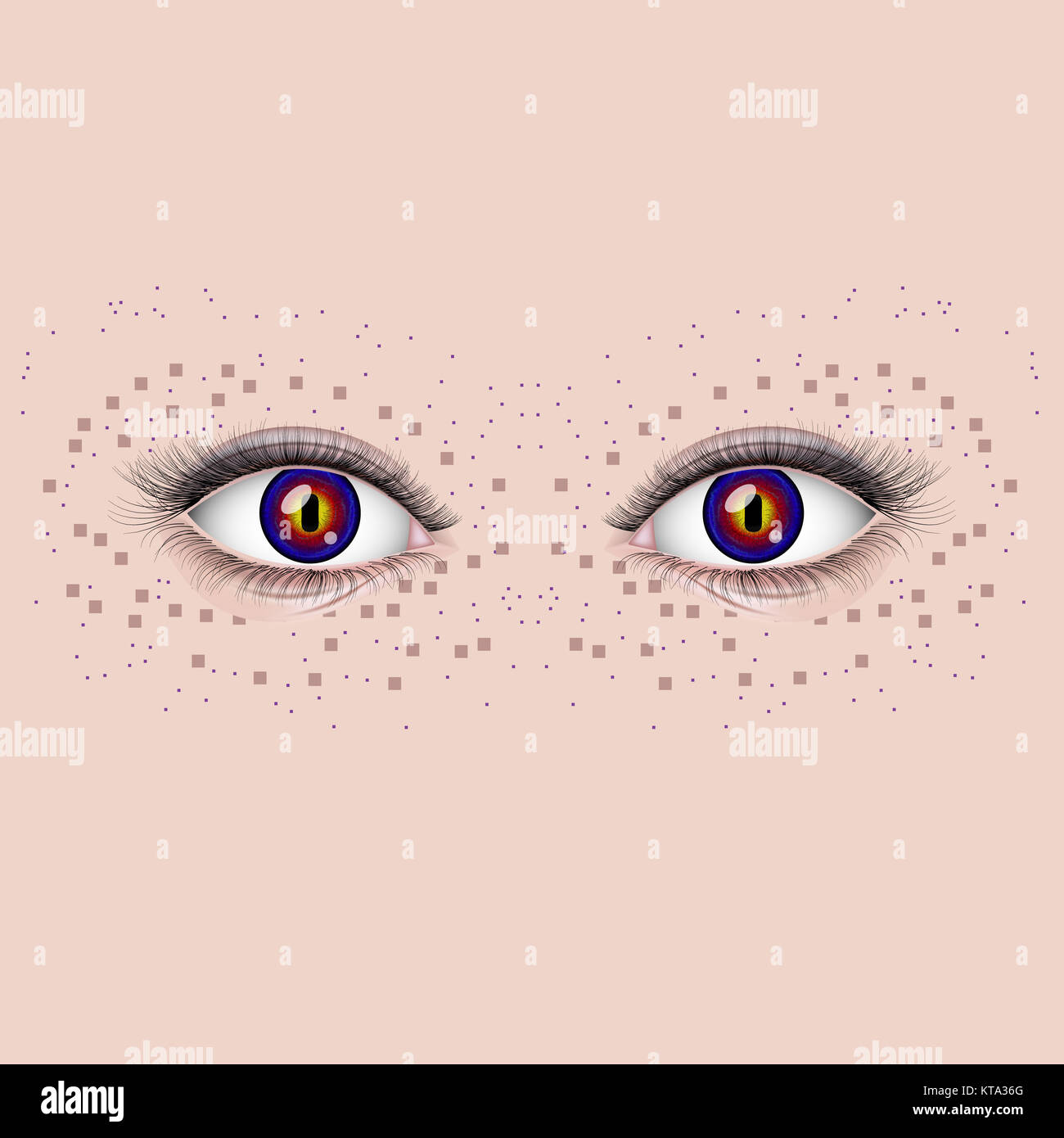 Beautiful female eyes Stock Photo - Alamy