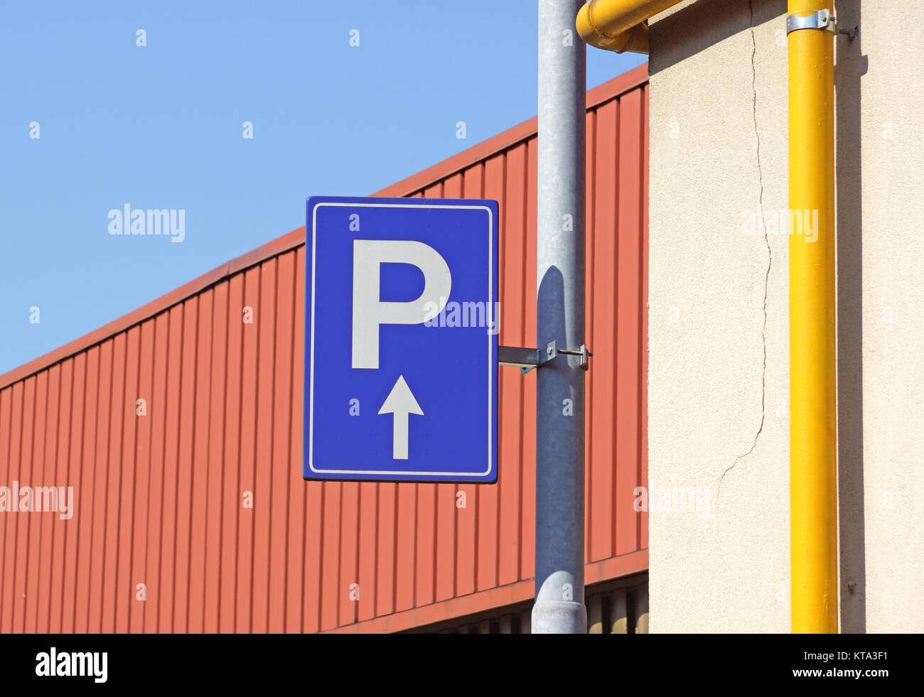parking lot sign Stock Photo - Alamy