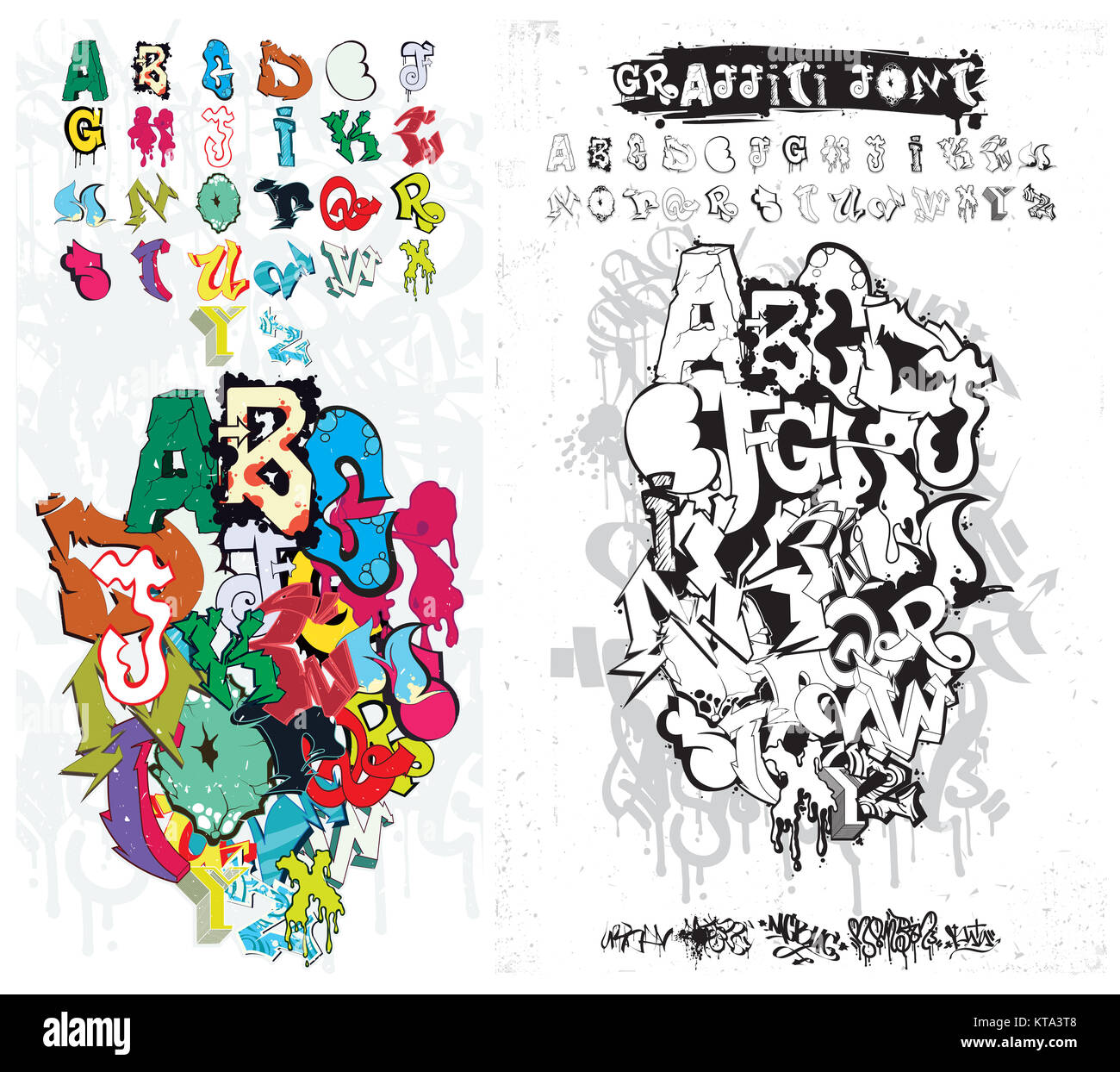 Alfabeto Font Graffiti Cool Graffiti Alphabets: Street Fonts From