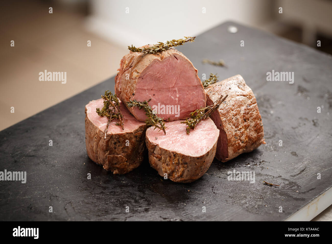 Boiled beef meat Stock Photo - Alamy