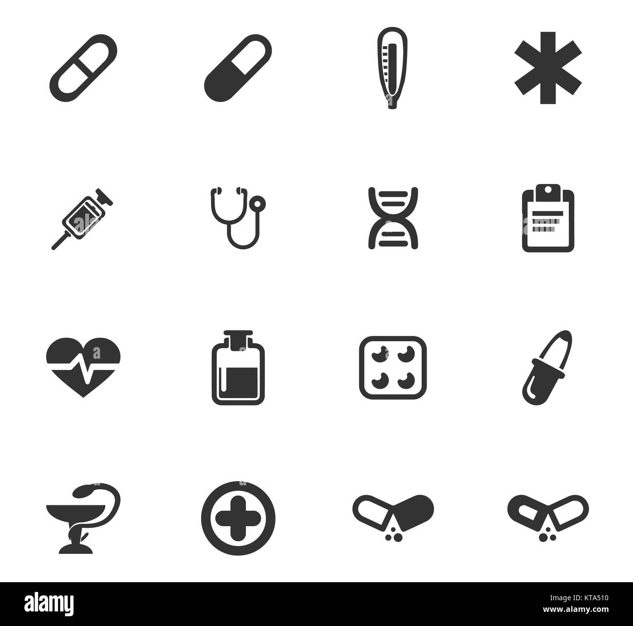 Medical icons set Stock Photo - Alamy