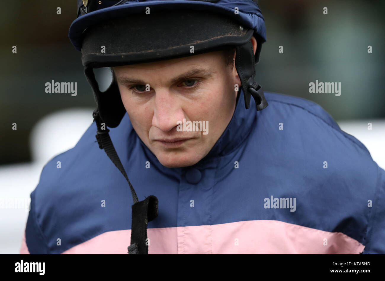 Jockey Jamie Moore before riding Benatar in the Mitie Noel novices ...