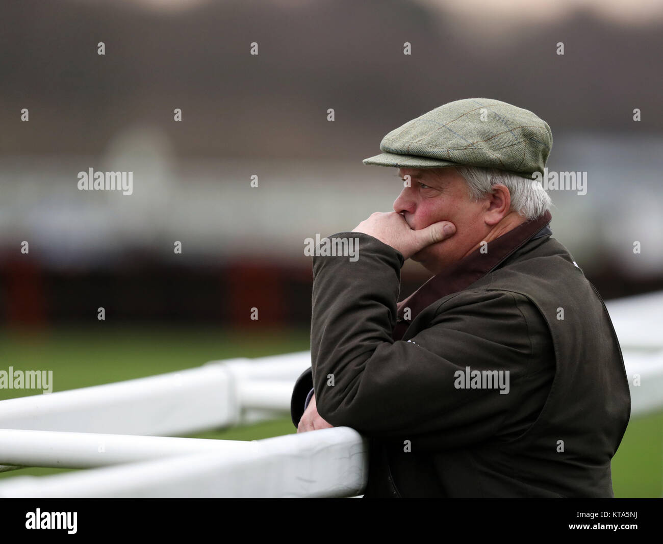 Trainer Colin Tizzard watches during day one of the Christmas Racing ...