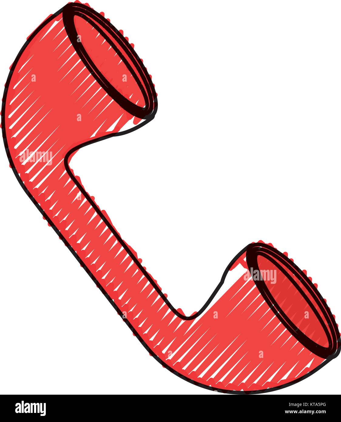 Telephone isolated symbol Stock Vector Image & Art - Alamy