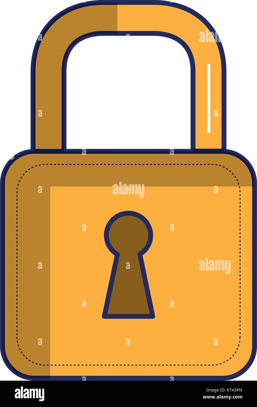 safe secure padlock icon vector illustration design Stock Vector Image ...