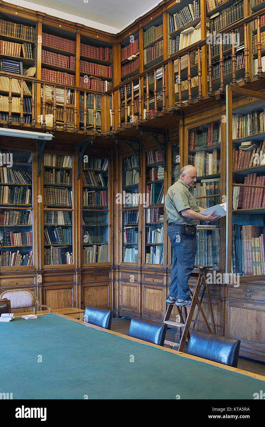 JUNE 28,2010.ISTANBUL.The library of archaeological museum of Istanbul ...