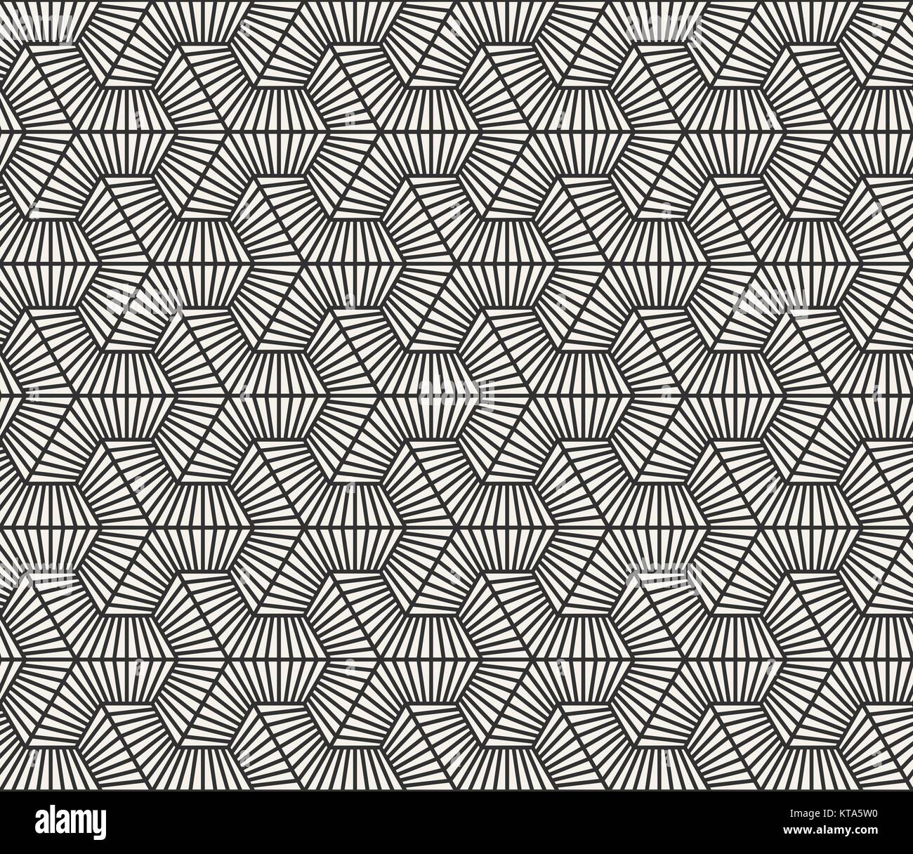 Vector seamless lines pattern. Modern stylish triangle shapes texture ...