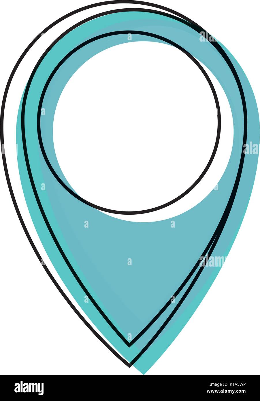 Pin location symbol Stock Vector Image & Art - Alamy