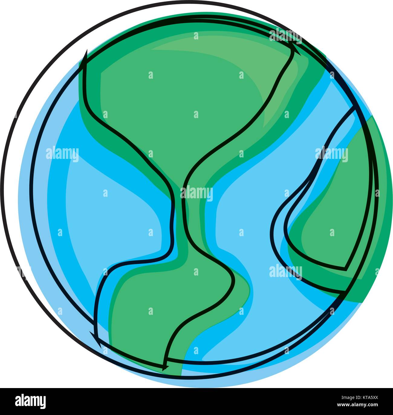 Earth world symbol Stock Vector Image & Art - Alamy