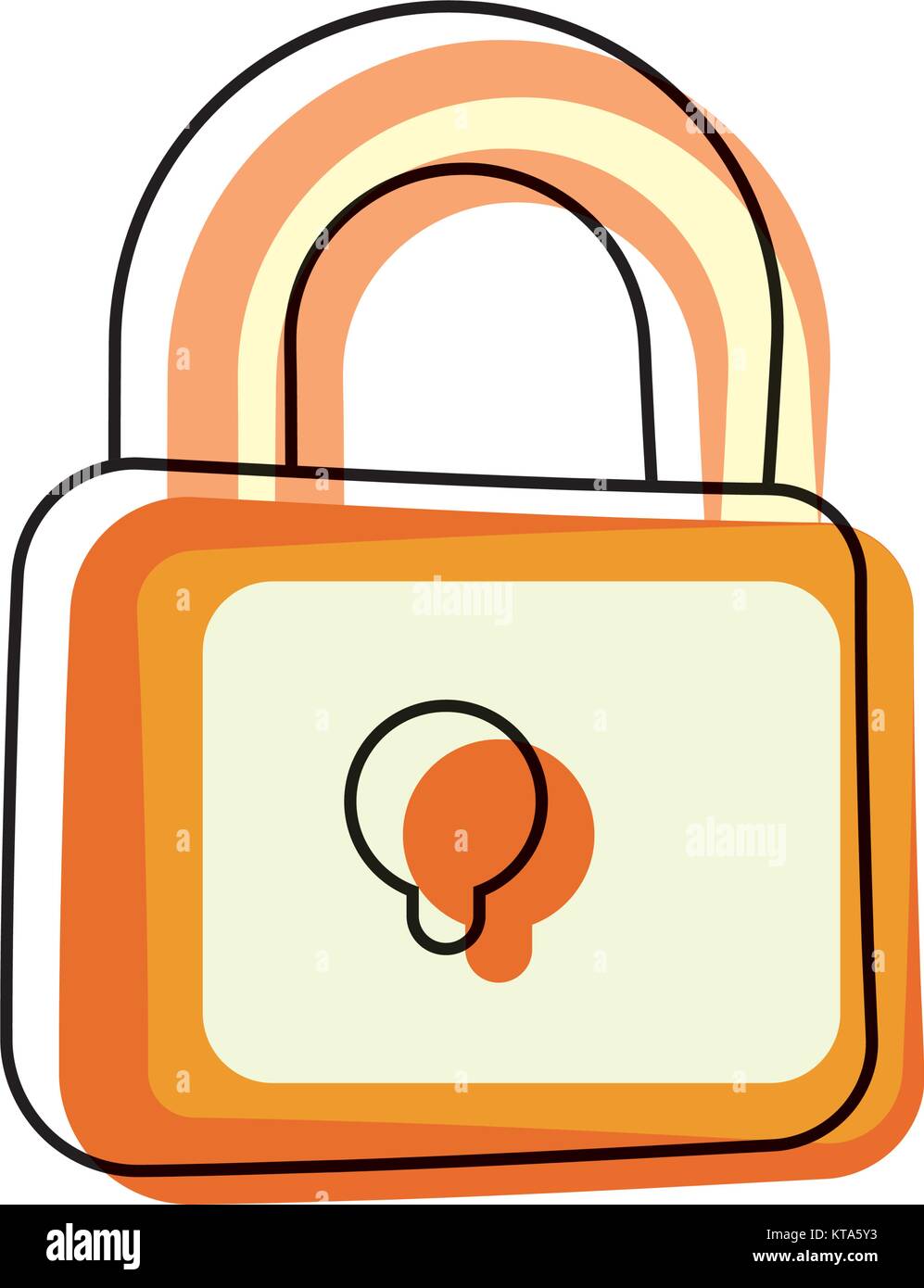 Padlock security symbol Stock Vector Image & Art - Alamy