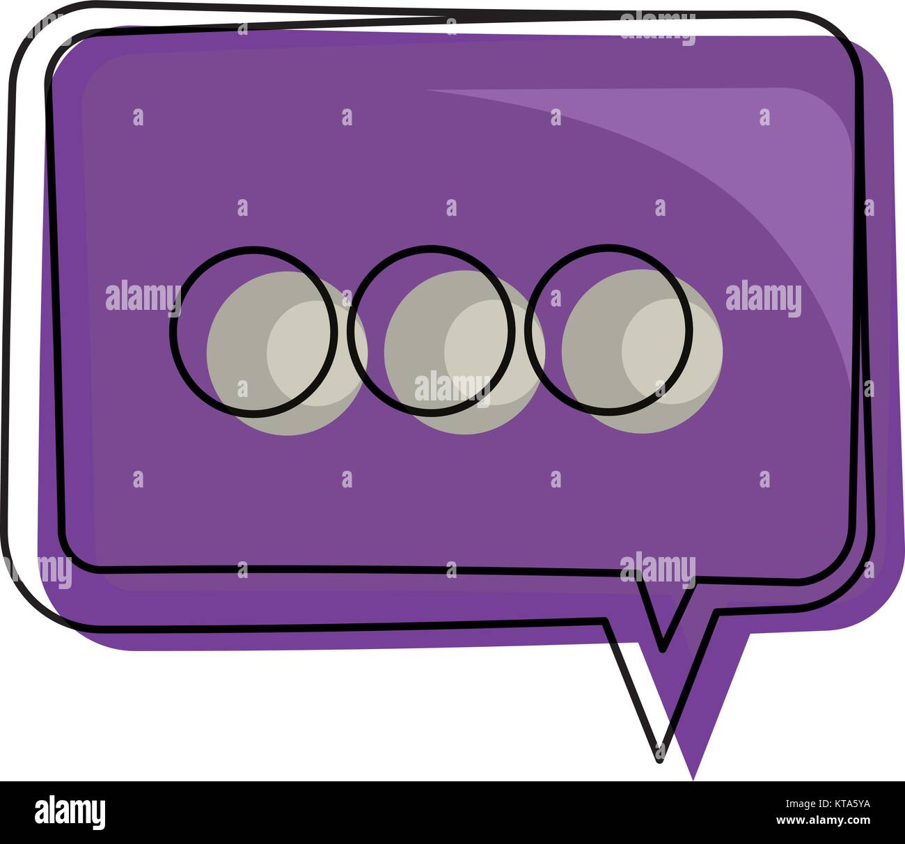 Chat bubble symbol Stock Vector Image & Art - Alamy