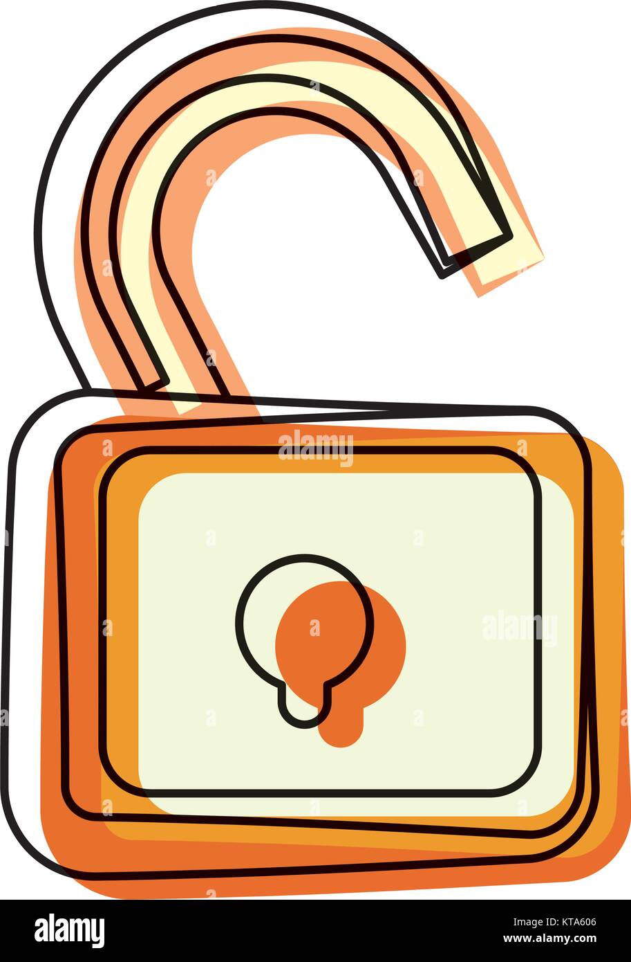 Padlock security symbol Stock Vector Image & Art - Alamy