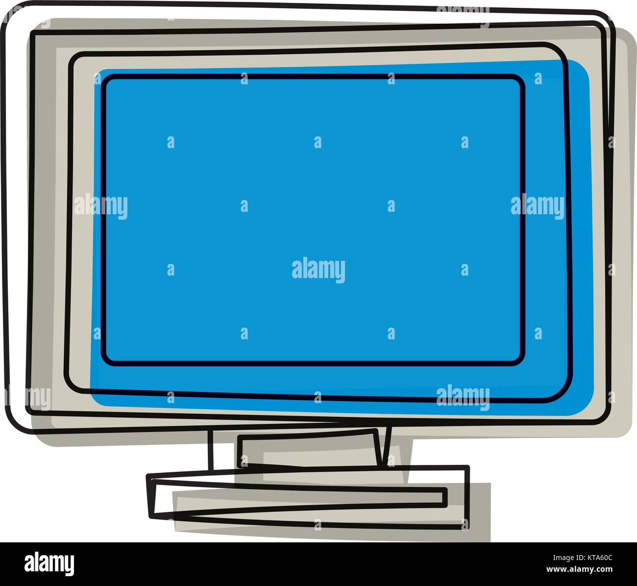 Pc screen symbol Stock Vector Image & Art - Alamy