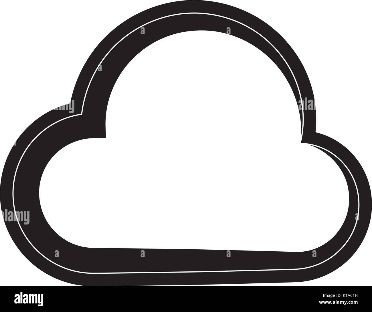 Cloud computing symbol Stock Vector Image & Art - Alamy