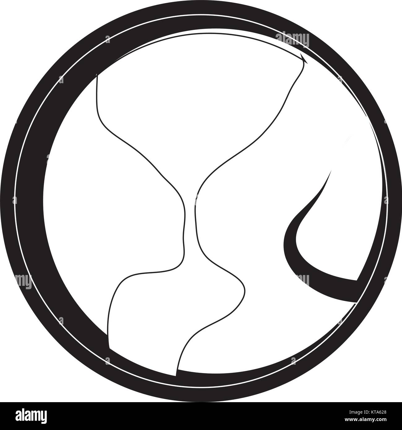 Earth world symbol Stock Vector Image & Art - Alamy