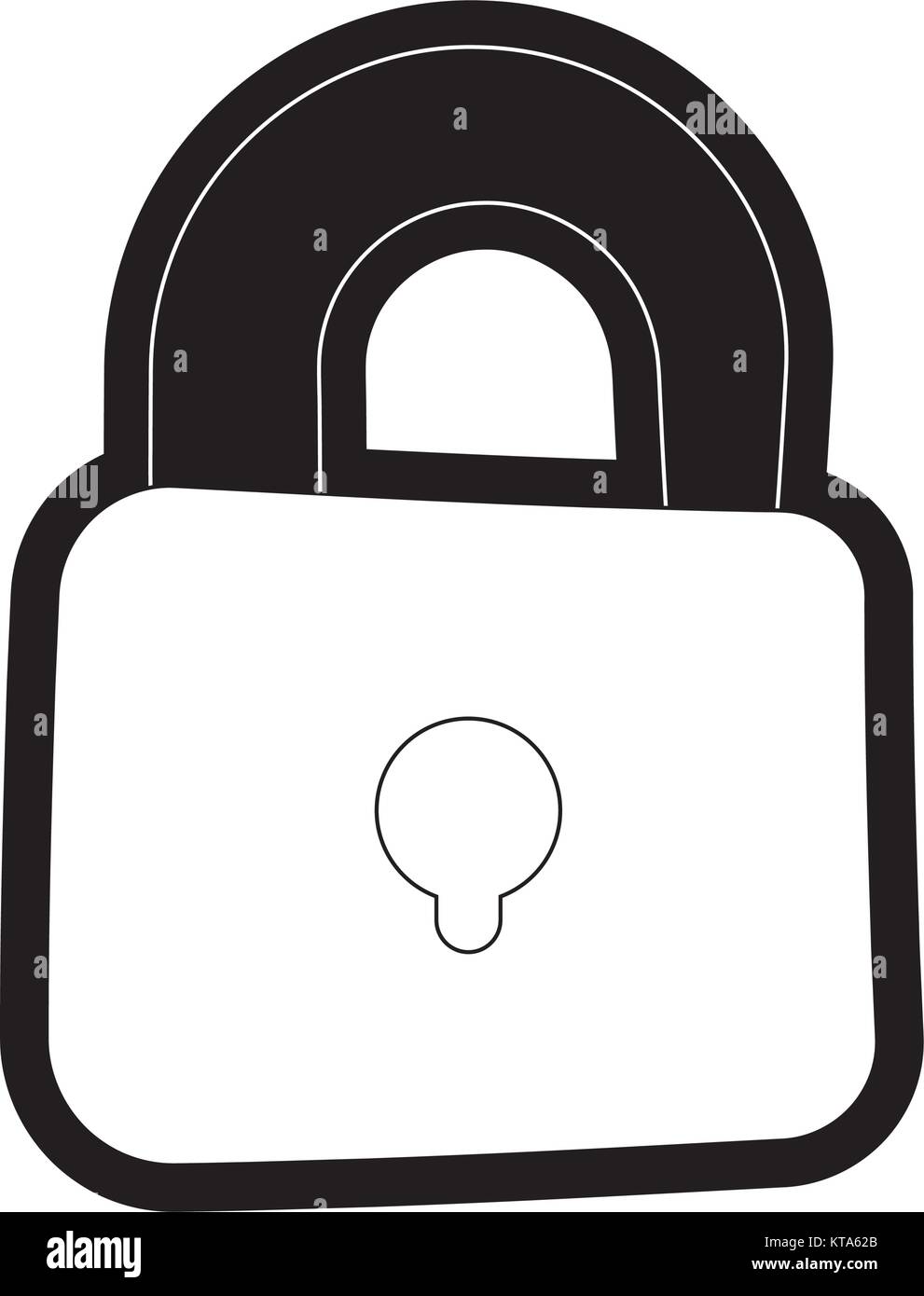 Padlock security symbol Stock Vector Image & Art - Alamy