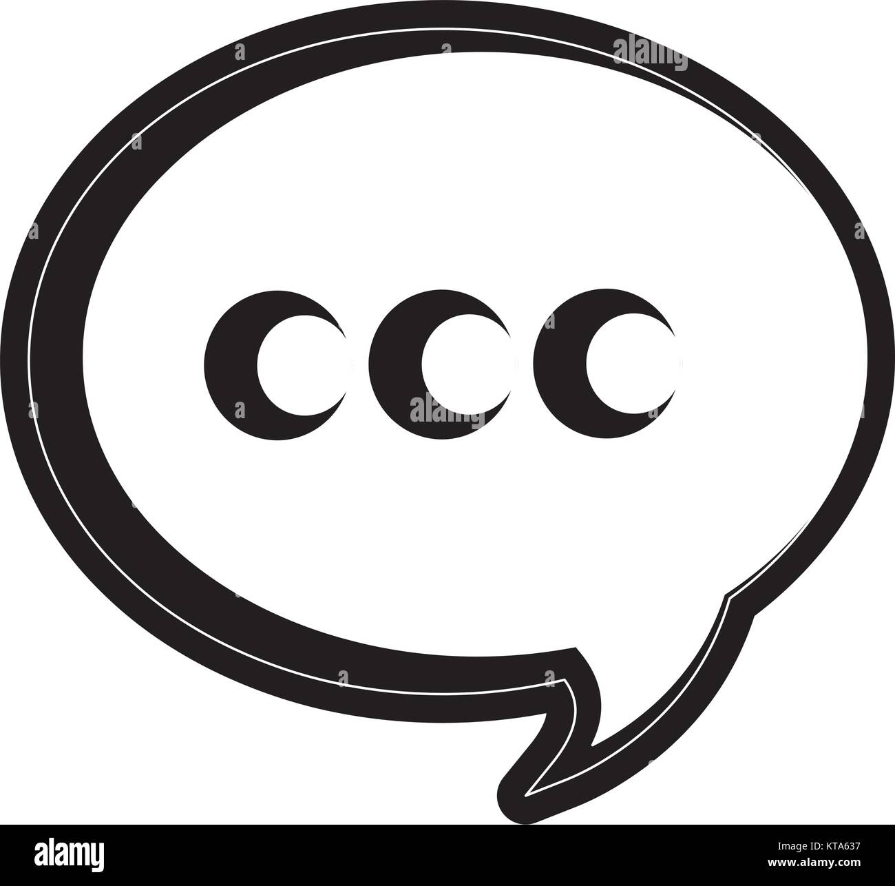 Chat bubble symbol Stock Vector Image & Art - Alamy