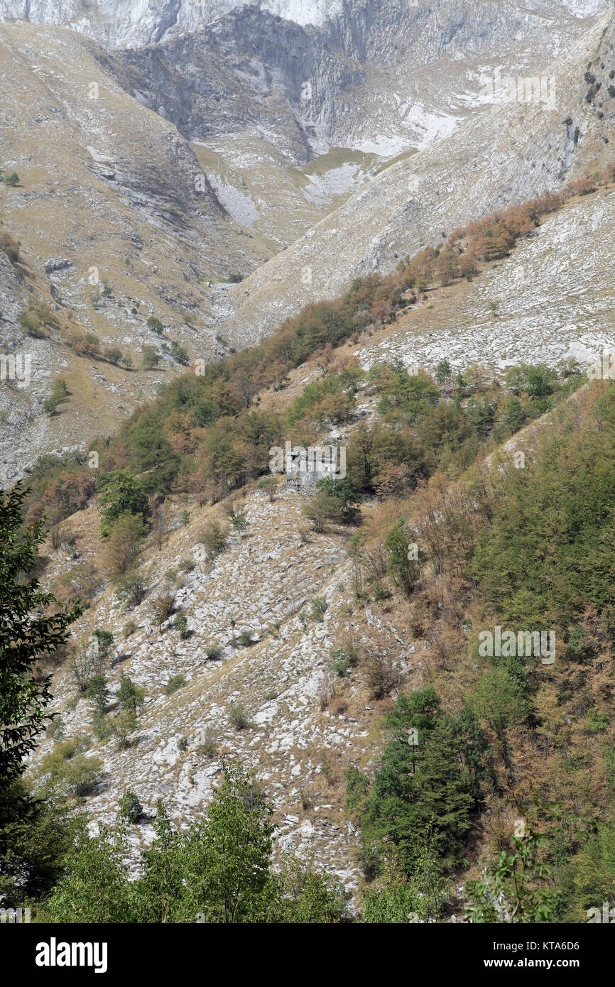 The Marble Quarries - Apuan Alps , Carrara, Tuscany, Italy Stock Photo ...