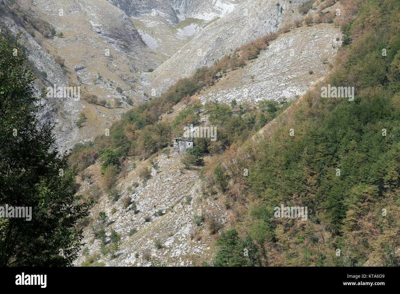 The Marble Quarries - Apuan Alps , Carrara, Tuscany, Italy Stock Photo ...