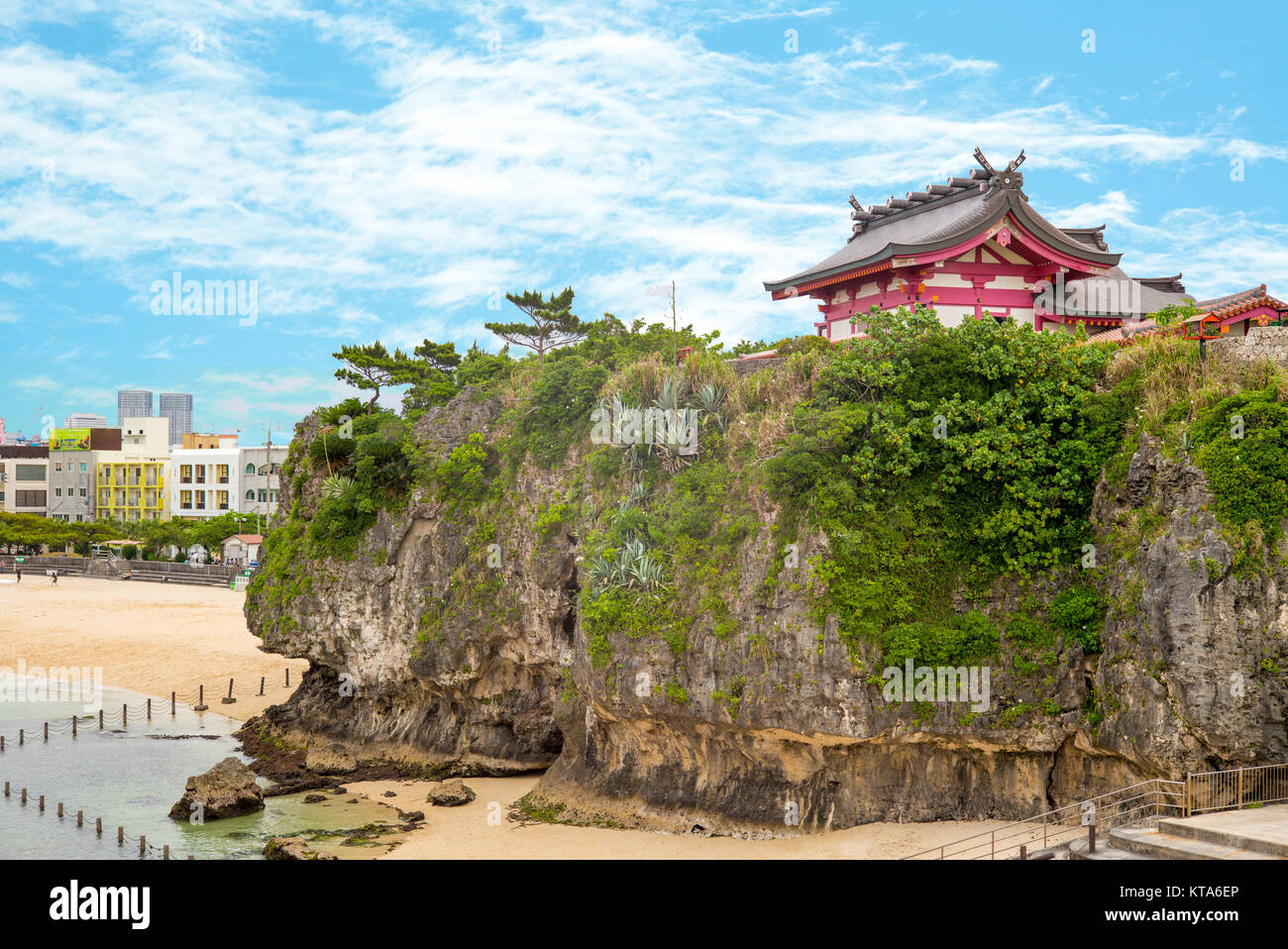 Naminoue beach with naminoue shrine hi-res stock photography and images ...