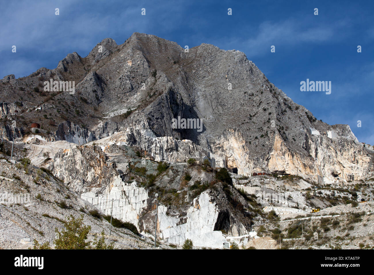 The Marble Quarries - Apuan Alps , Carrara, Tuscany, Italy Stock Photo ...