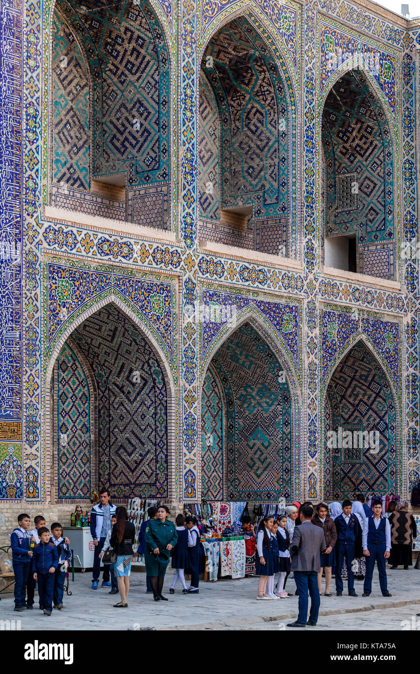 Uzbek Children Samarkand Central Asia Stock Photos & Uzbek Children ...