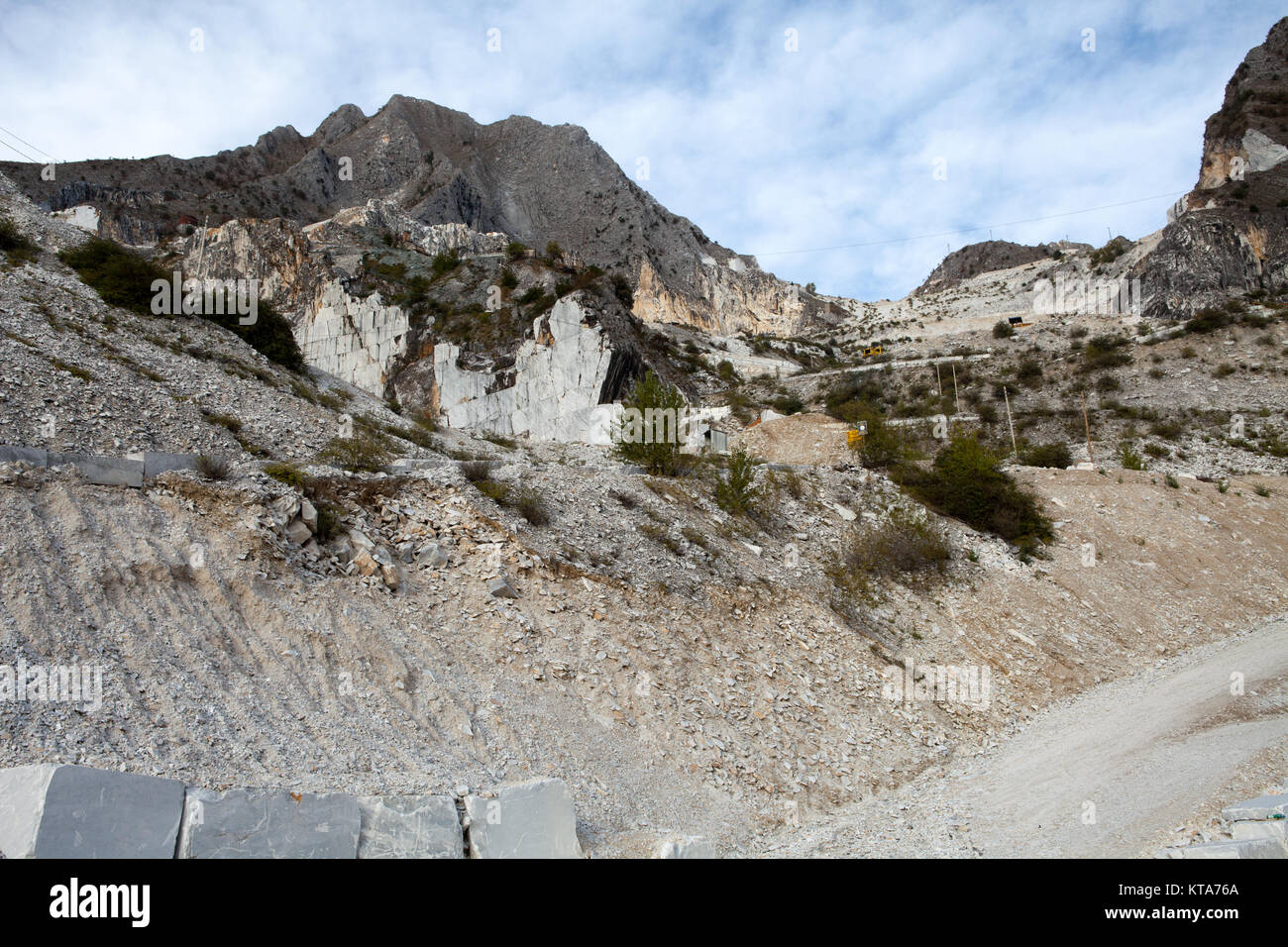 The Marble Quarries - Apuan Alps , Carrara, Tuscany, Italy Stock Photo ...