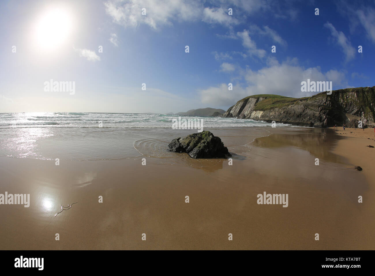 Beach seaside in Ireland Stock Photo - Alamy