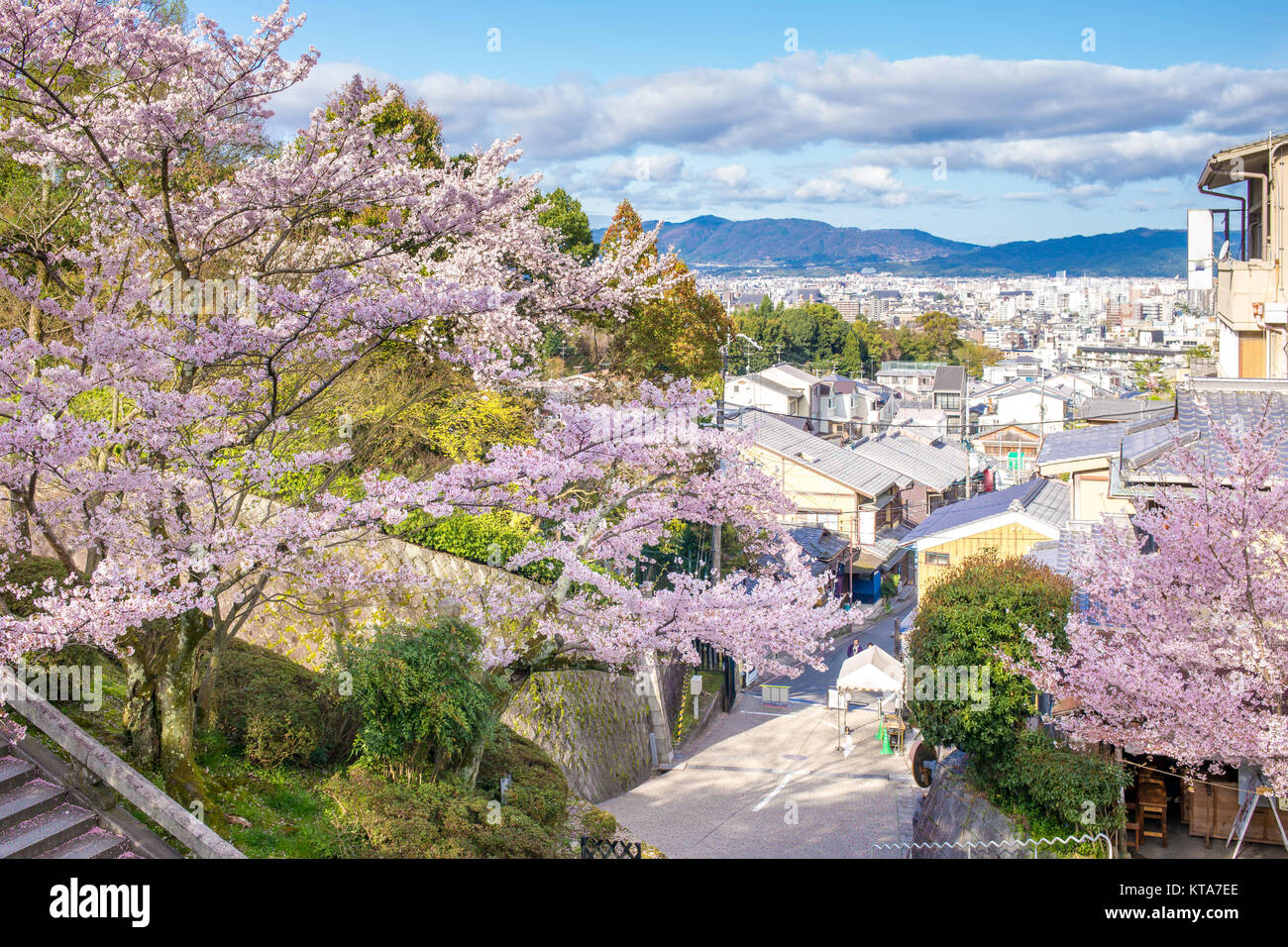 street view of kyoto city Stock Photo - Alamy