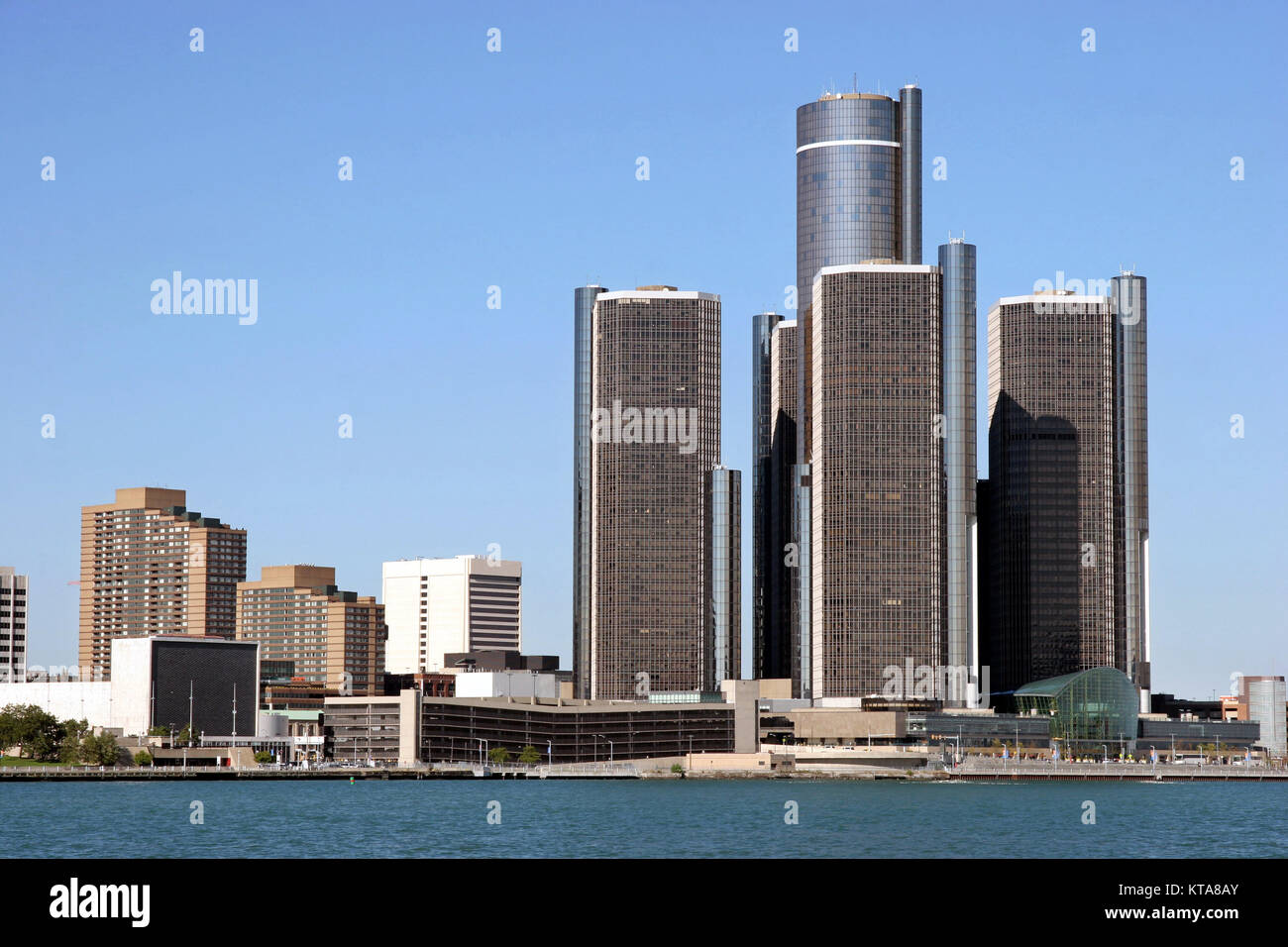 view of Detroit skyline from Windsor, Ontario Stock Photo - Alamy