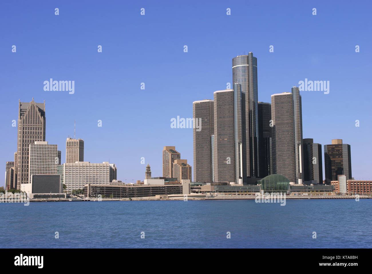 view of Detroit skyline from Windsor, Ontario Stock Photo - Alamy