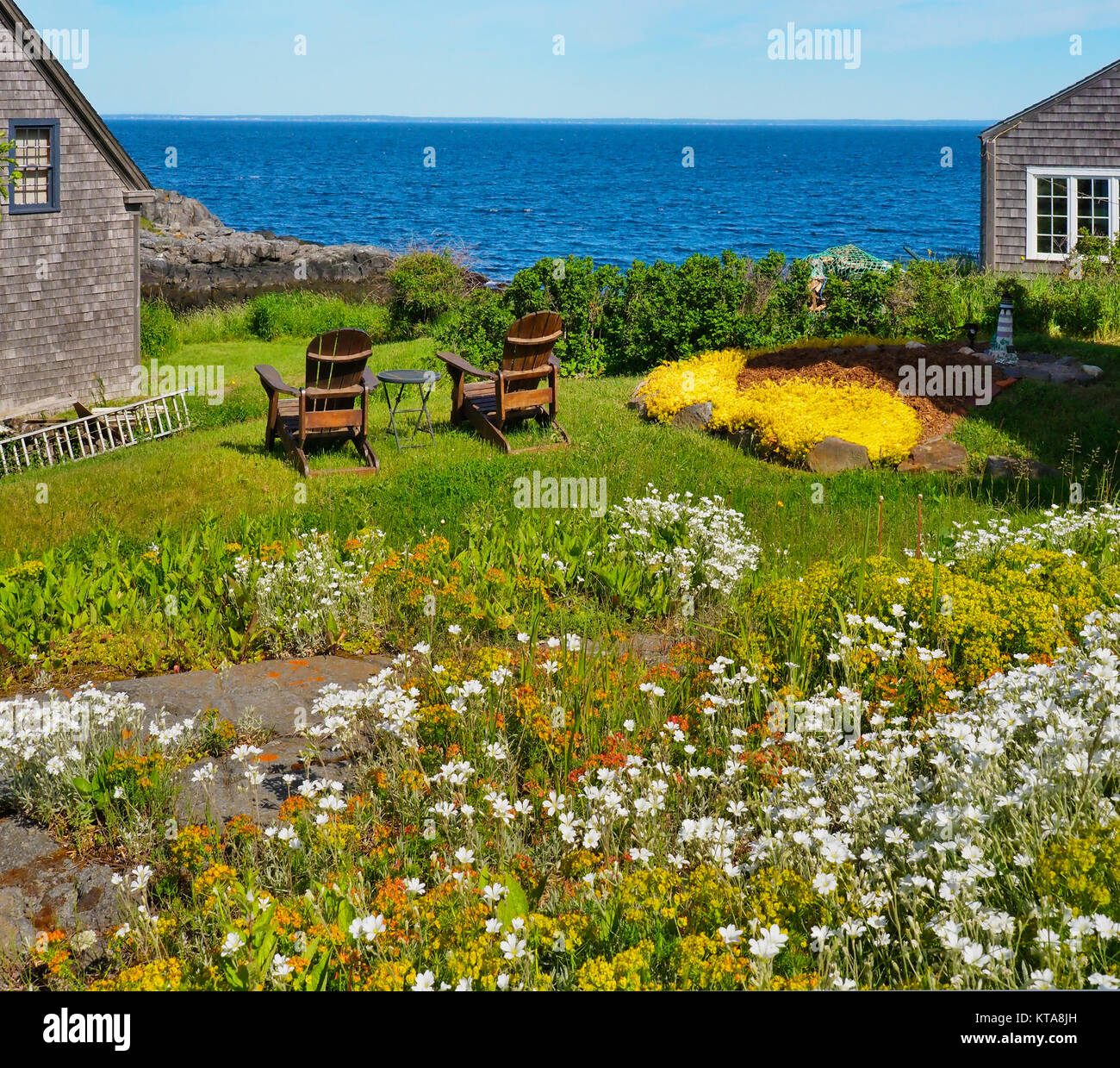 Monhegan Island Rocky Coast High Resolution Stock Photography and ...