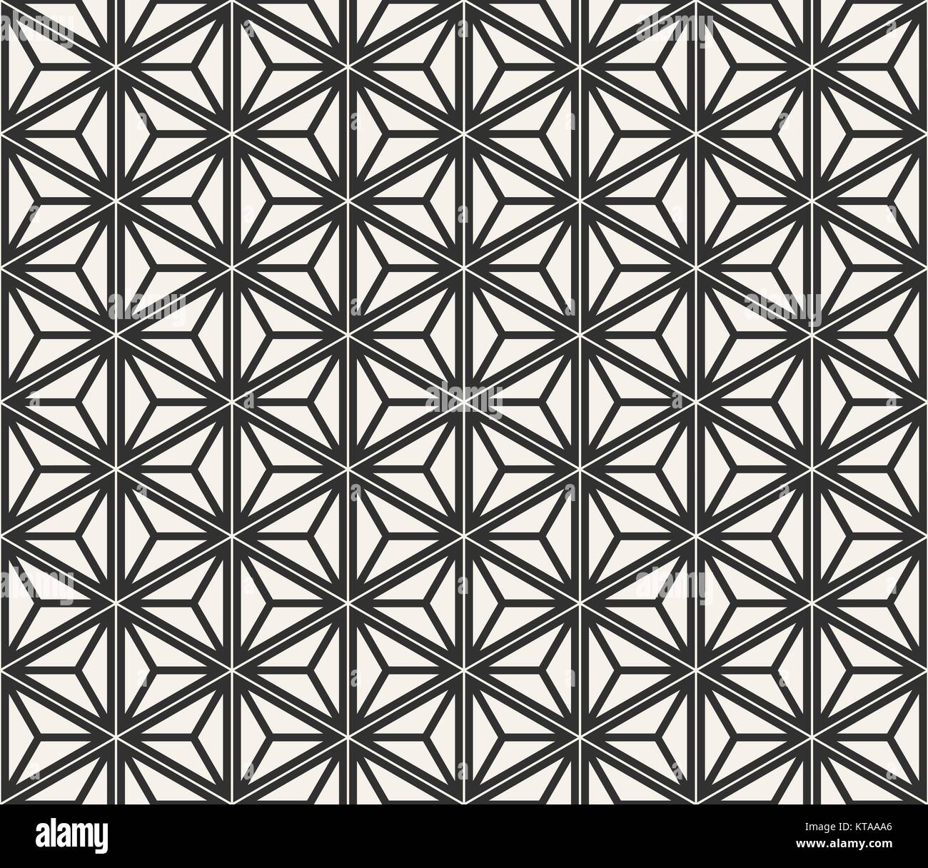 Vector seamless lines pattern. Modern stylish triangle shapes texture ...