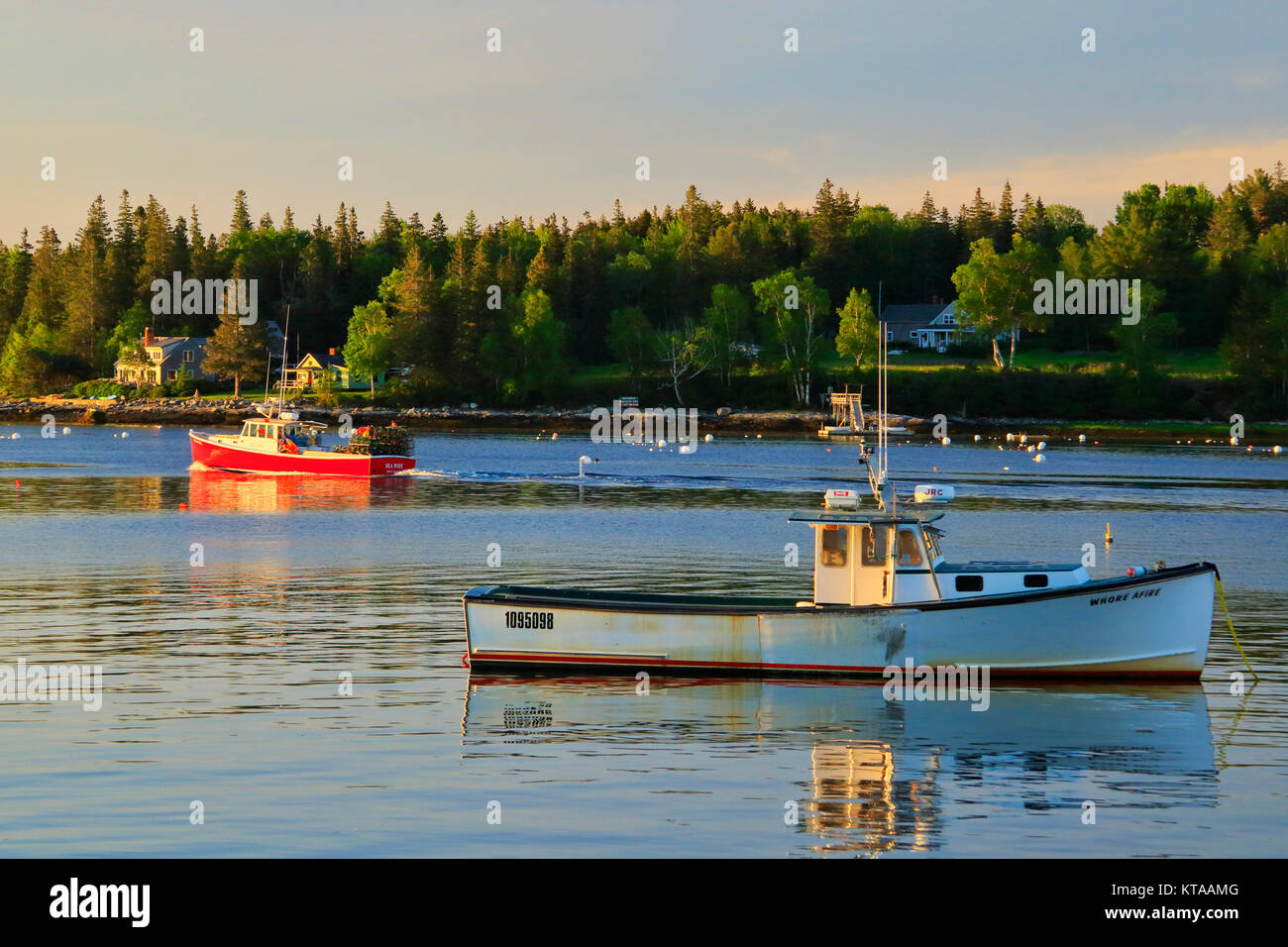 Harbor, Tenants Harbor, Maine, USA Stock Photo - Alamy