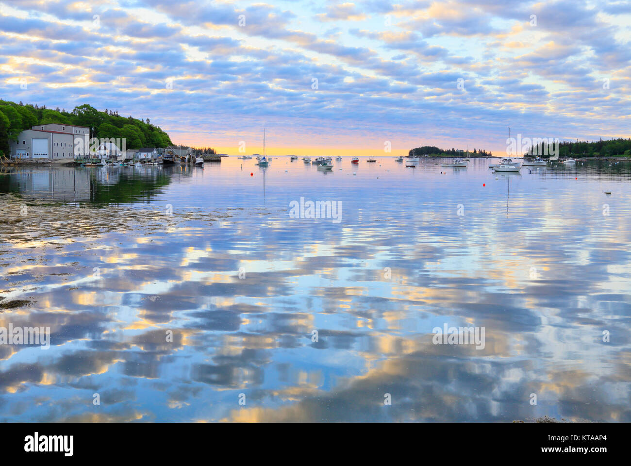 Harbor, Tenants Harbor, Maine, USA Stock Photo - Alamy
