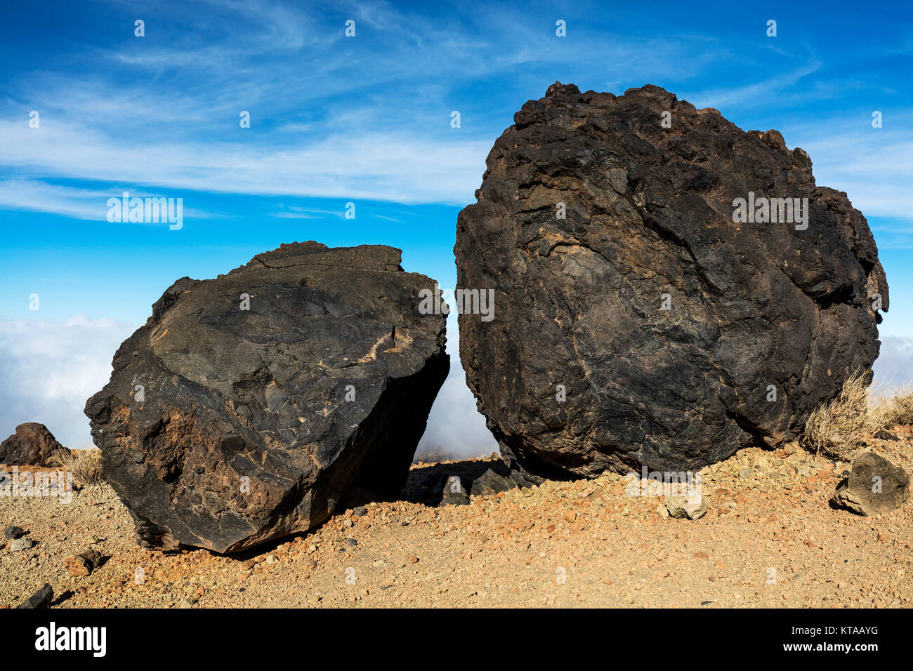 Teide National Park, Tenerife, Canary Islands - A view of `Teide Eggs ...