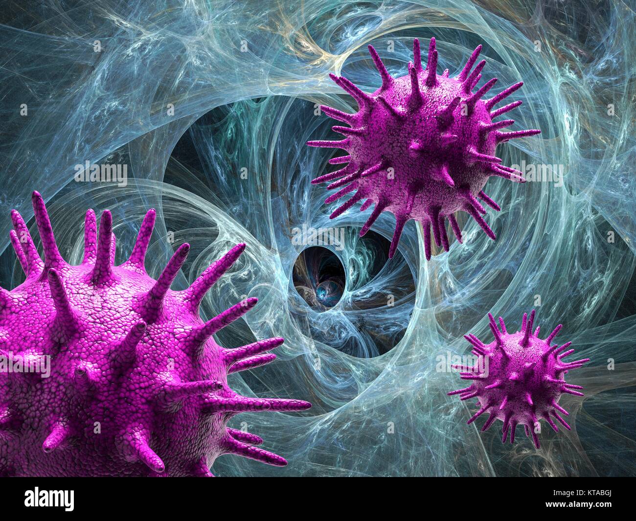 Medical nanoparticles, conceptual computer illustration. Medical ...