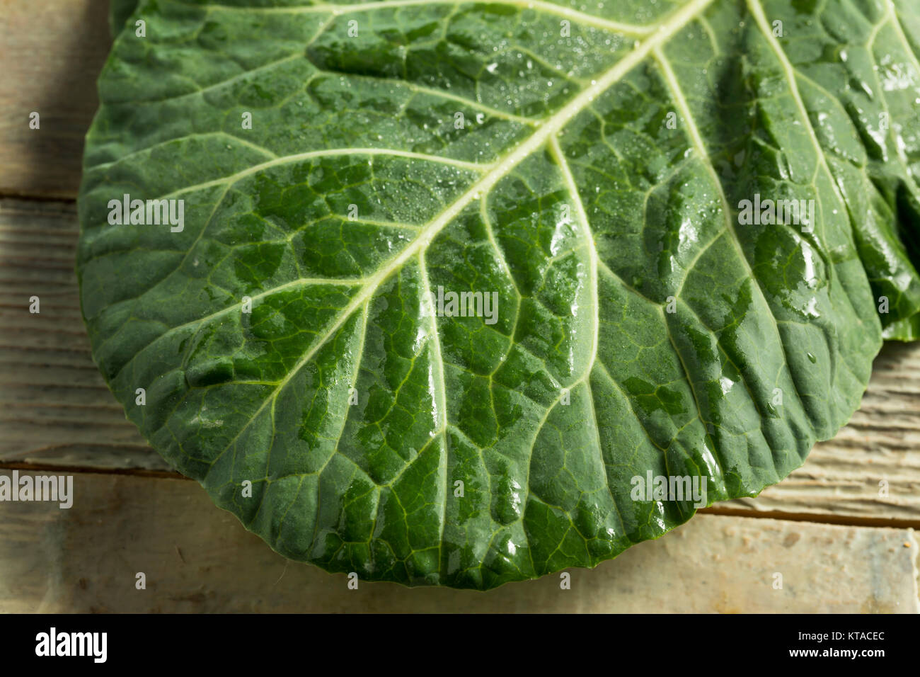 Raw Green Organic Collard Greens Ready to Cook Stock Photo - Alamy