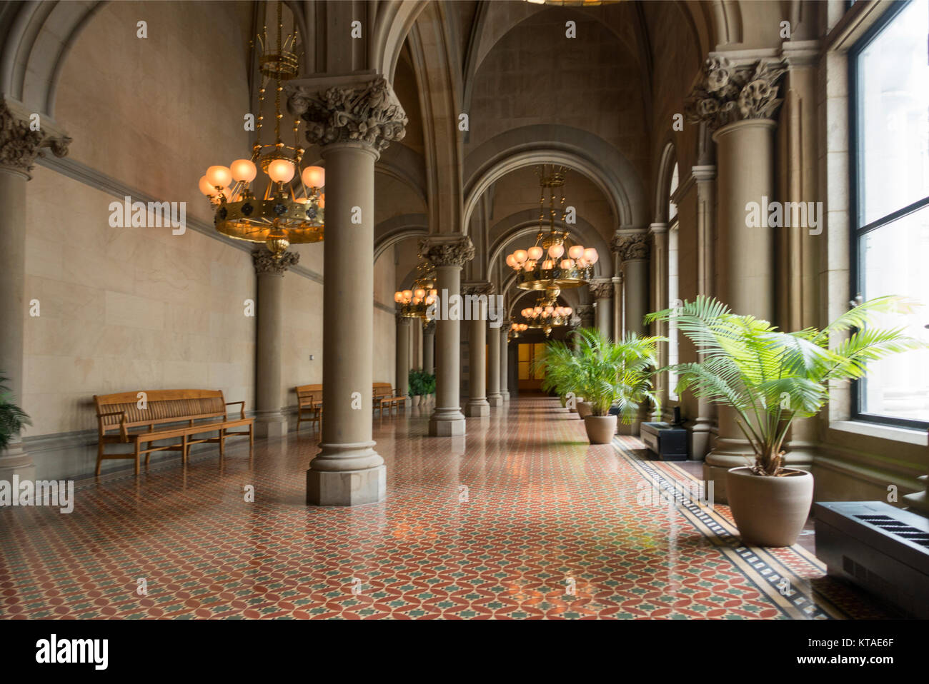 Capitol building albany steps hi-res stock photography and images - Alamy