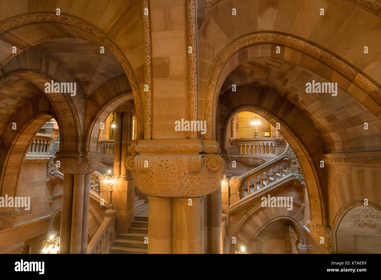 New york state capital interior, albany hi-res stock photography and ...