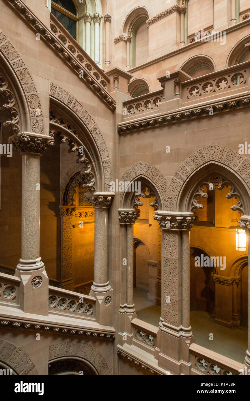 Capitol building albany steps hi-res stock photography and images - Alamy