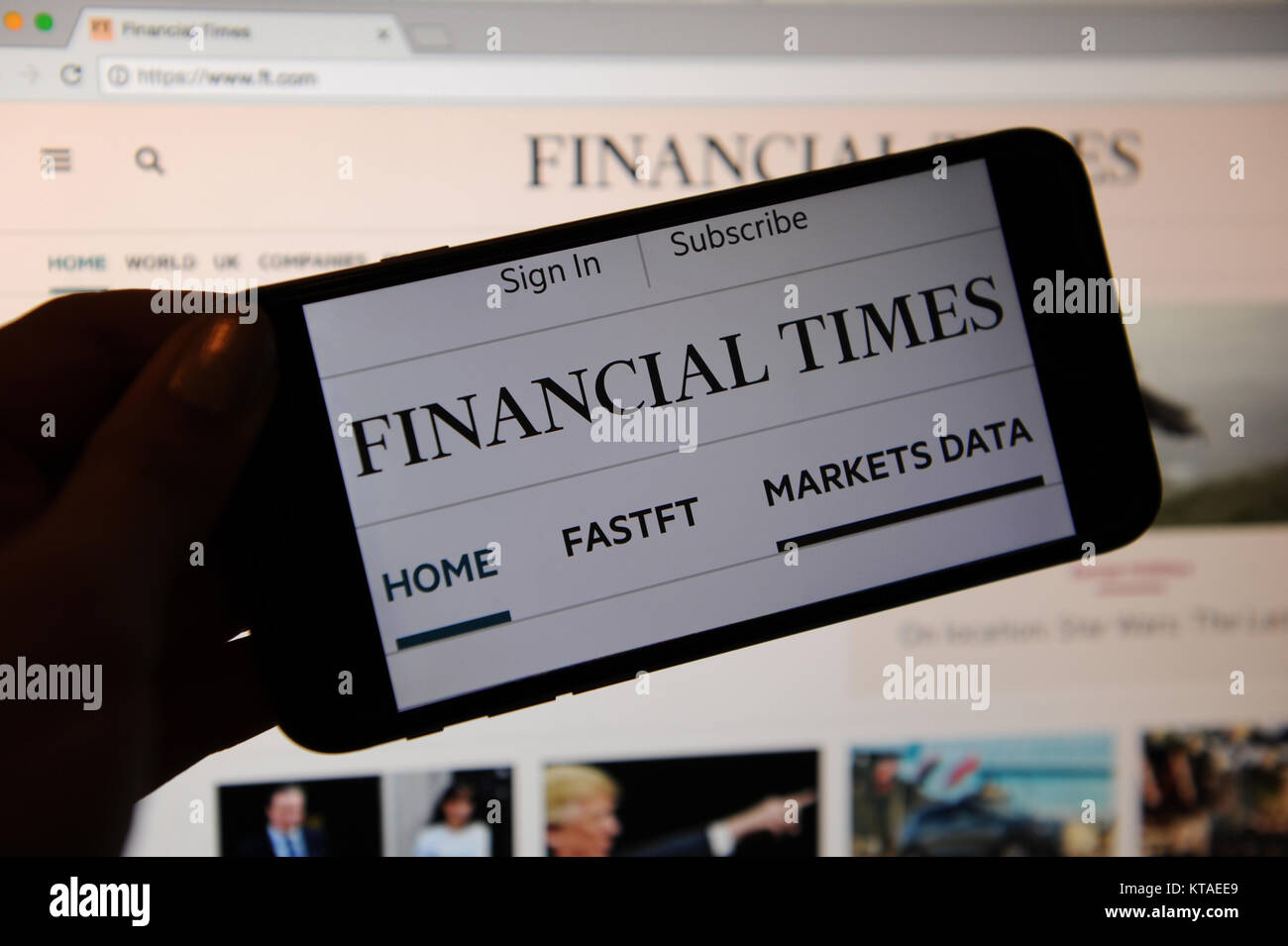 The times smartphone hi-res stock photography and images - Alamy