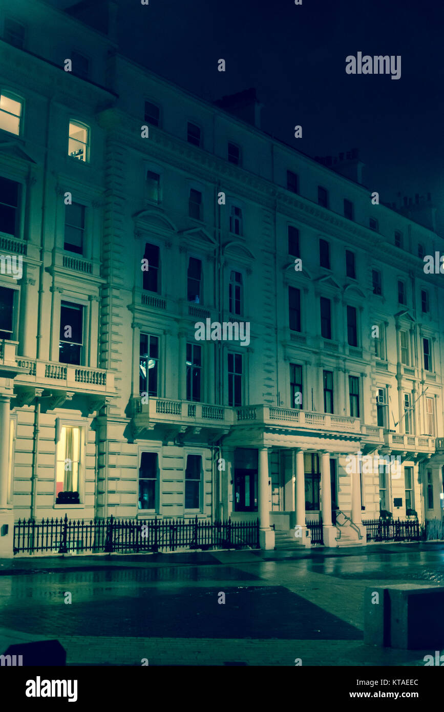 Posh Georgian houses on Exhibition Road, South Kensington, London ...