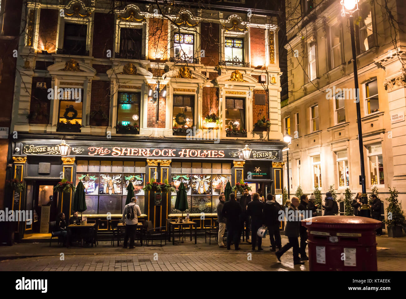 Sherlock holmes pub exterior london hi-res stock photography and images ...