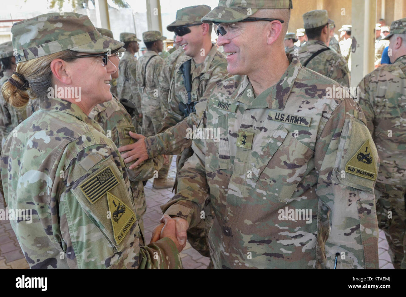 Maj. Gen. Pat White, commanding general of Combined Joint Forces Land ...