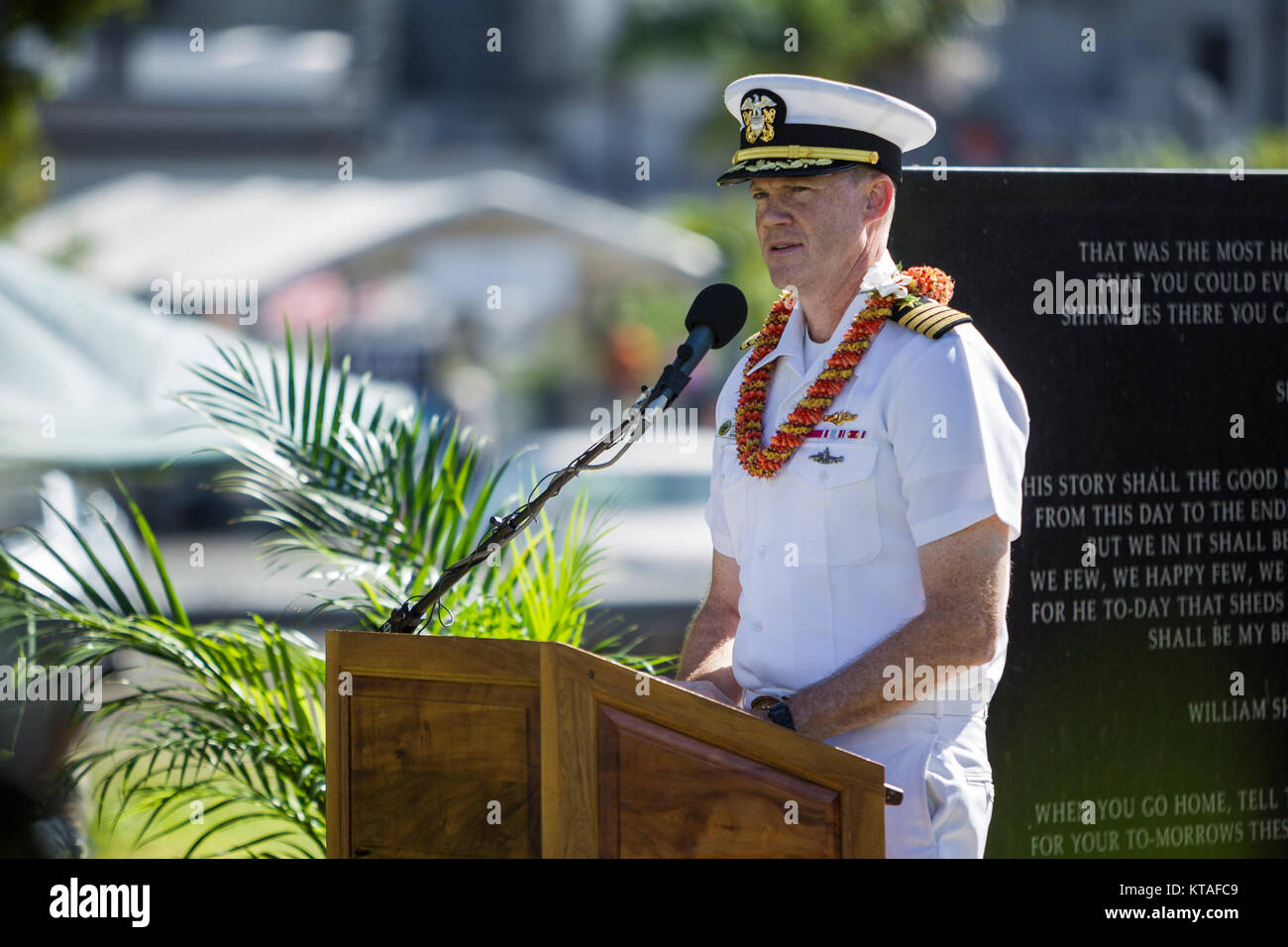 Keynote Speaker Captain Greg Burton, Commander, Pearl Harbor Naval ...