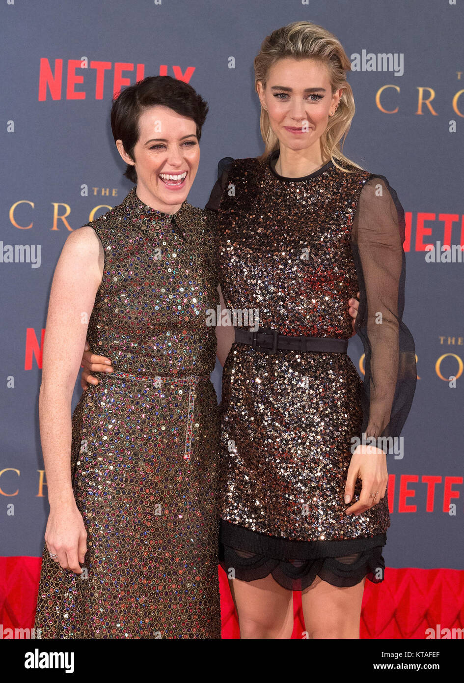 Claire foy and vanessa kirby the crown hi-res stock photography and ...